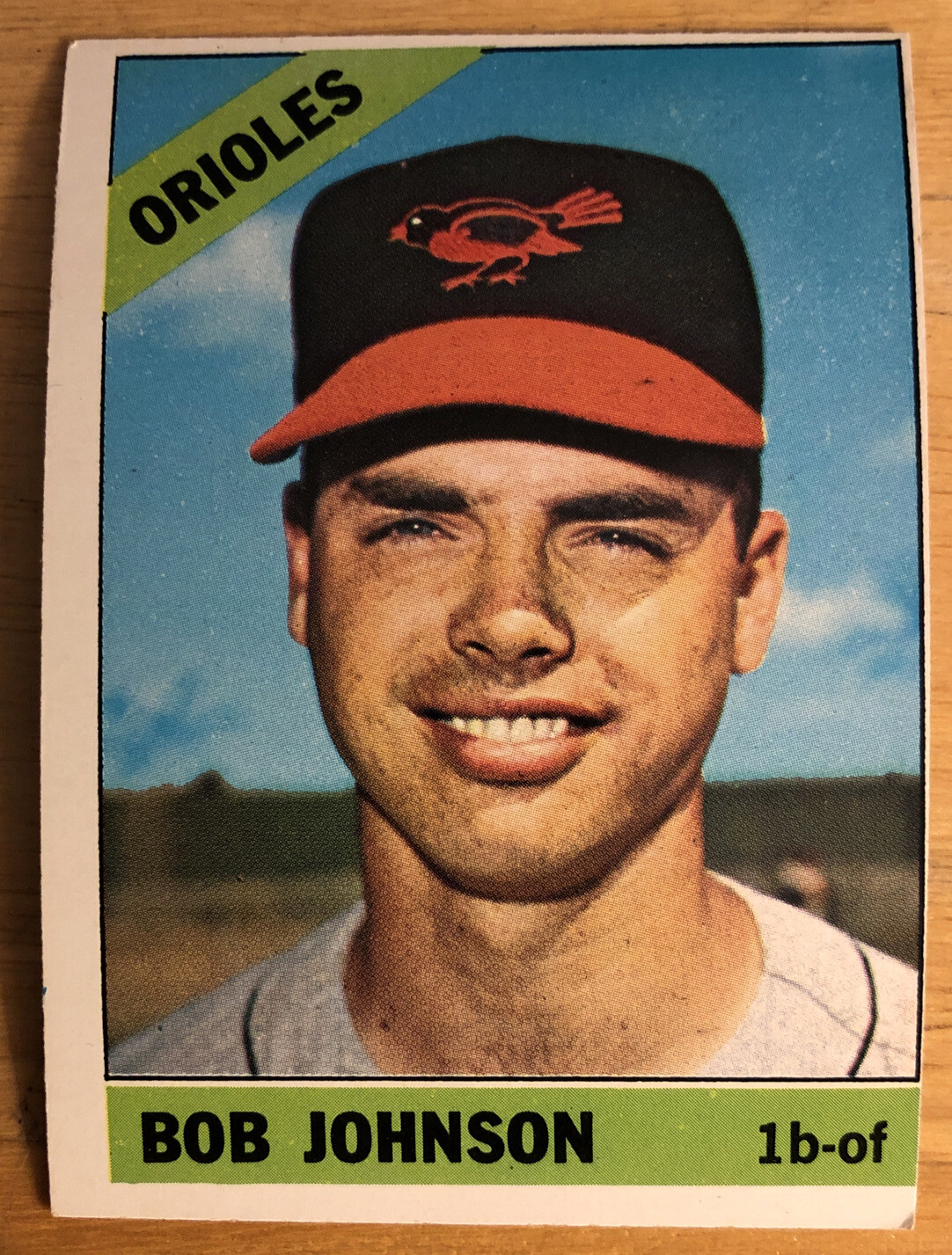 1966 Topps Bob Johnson Baseball Card #148 Orioles First Base/OF Mid ...