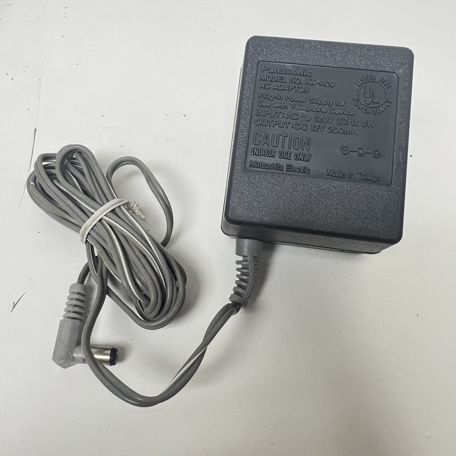 Panasonic KX-A09 AC Adaptor Plug-In Power Supply Input 120V Output ...