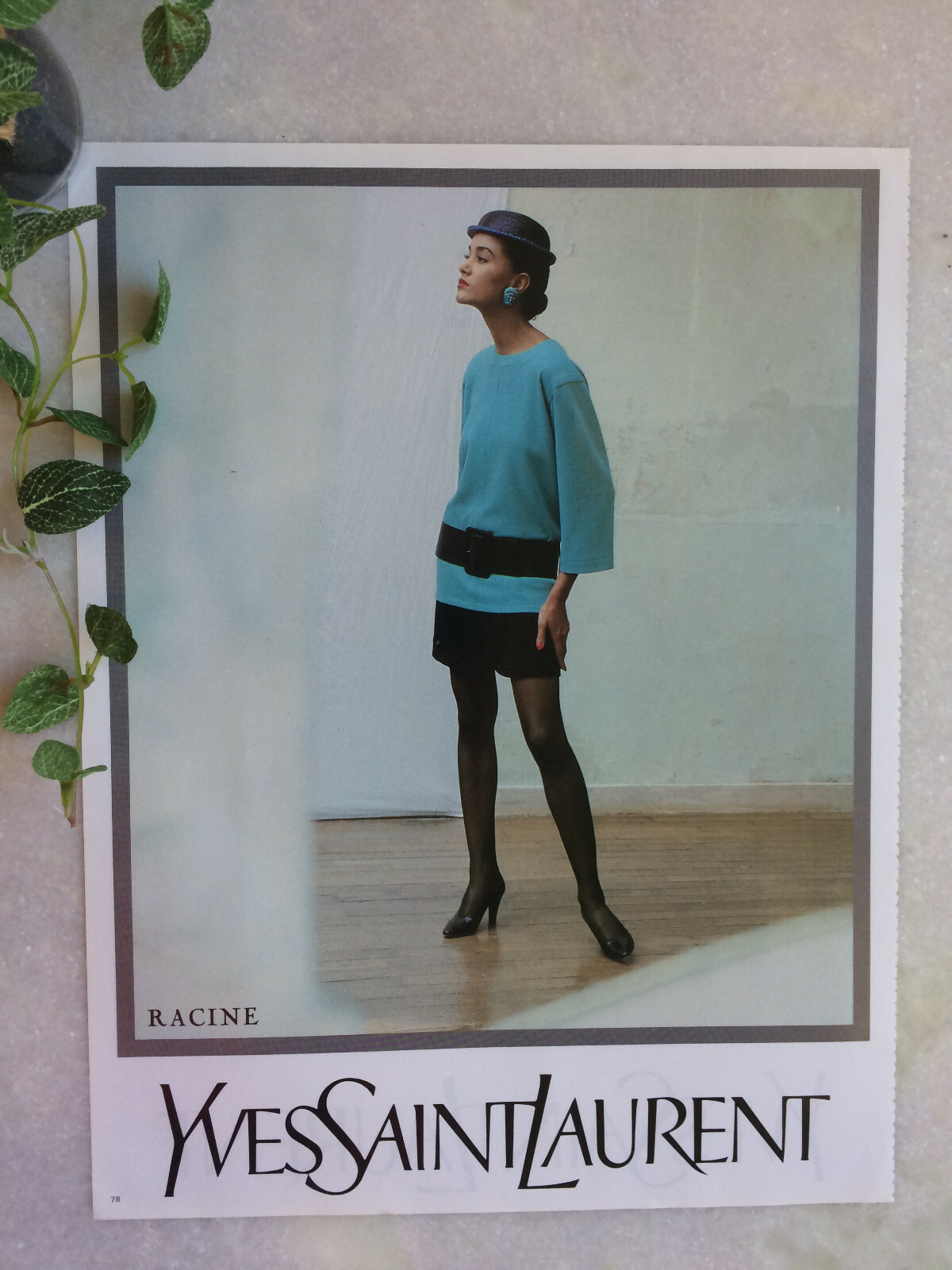 Publicité Yves Saint Laurent haute couture advertising YSL 1987 été ...