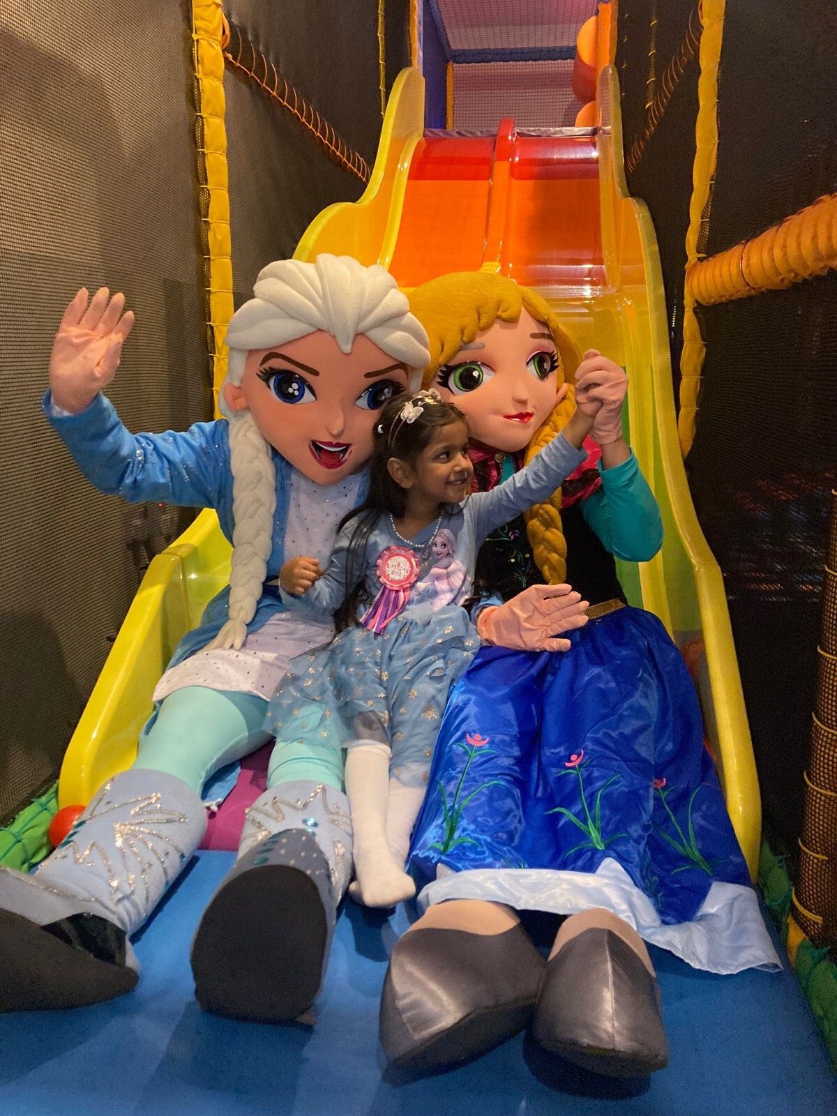Elsa or Anna Adult Mascot Costume | eBay UK