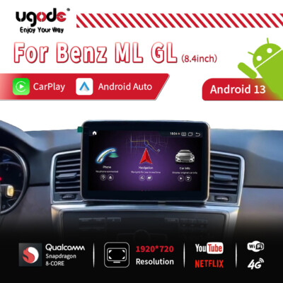 For Mercedes Benz ML W166 GL X166 Android GPS Screen Display CarPlay ...