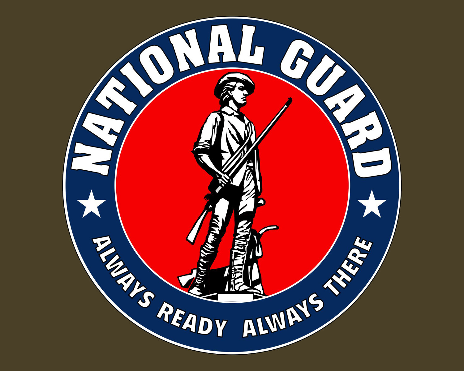 National Guard Emblem ARNG Seal 5" Round Vinyl Decal Sticker for Cars ...