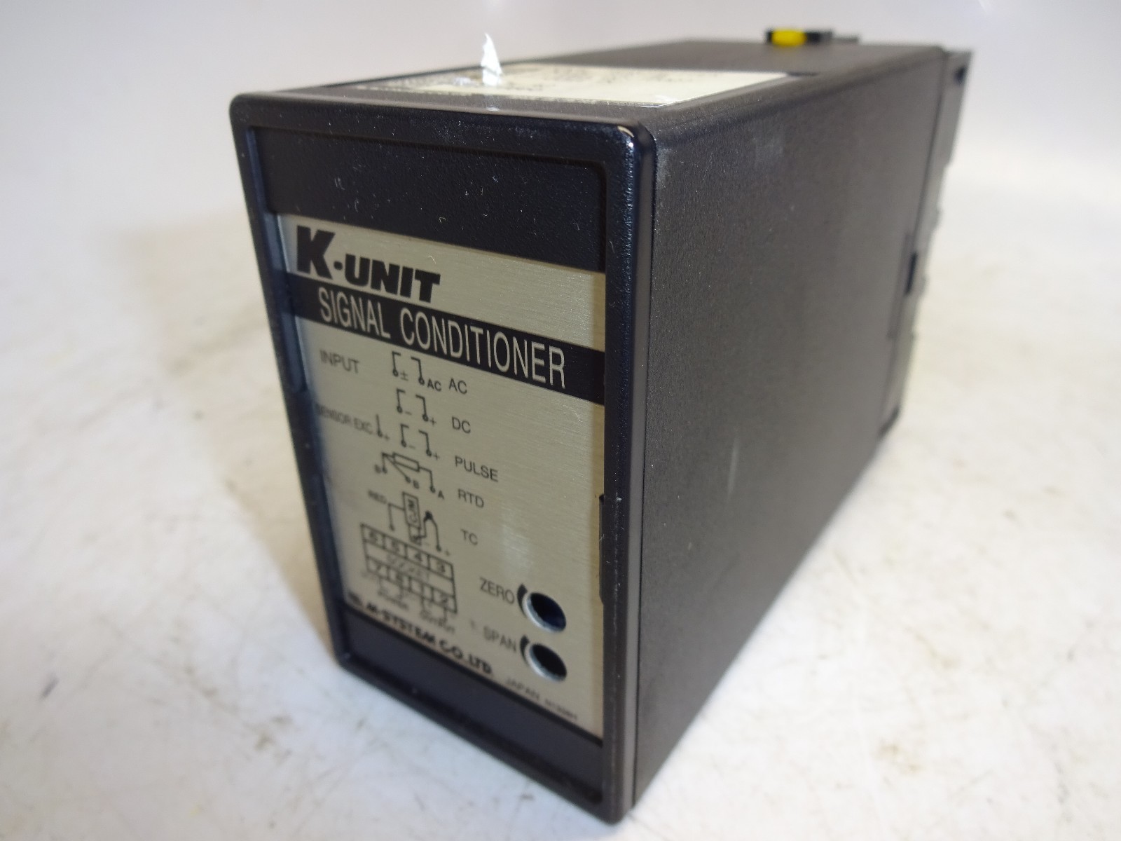 M-SYSTEM SIGNAL CONDITIONER KVS-F2-B K-UNIT SIGNAL TRANSMITTER | eBay