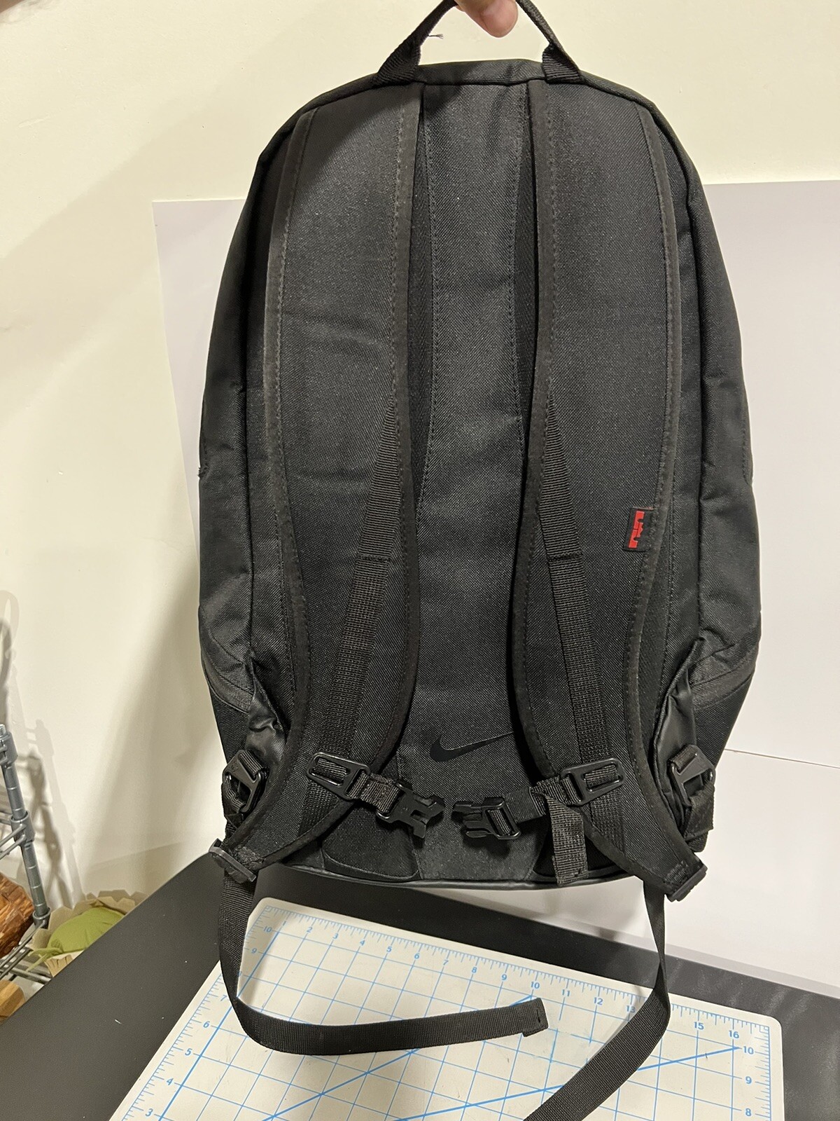 Nike LJ23 Lebron James Basketball Backpack Unisex Bla… - Gem