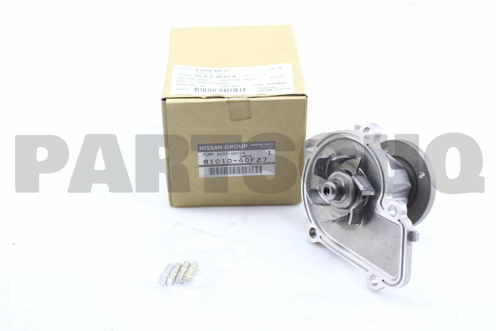 B101040F27 Genuine Nissan PUMP ASSY-WATER B1010-40F27 | eBay