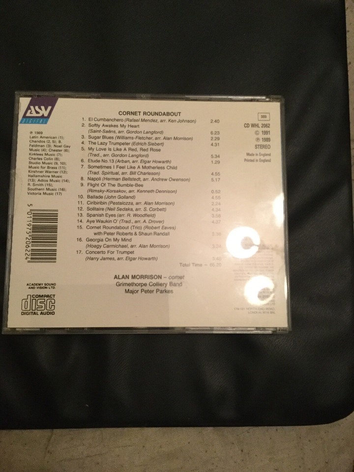 Cornet Roundabout,alan Morrison,and The Grimethorpe Colliery Band,17 ...