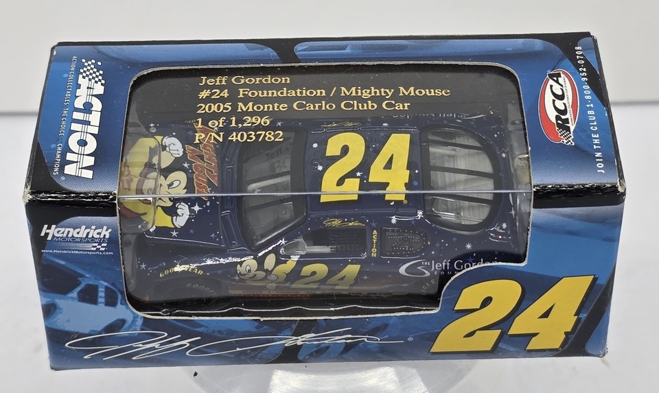 Jeff Gordon 1/64 Scale Nascar Jeff Gordon Foundation Mighty Mouse Car ...