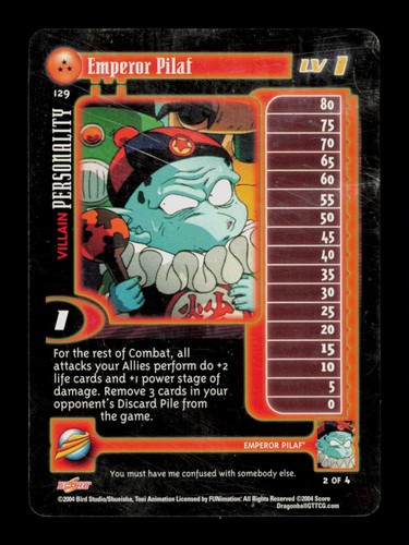 Emperor Pilaf 129 Dragon Ball GT Trading Card TCG CCG | eBay