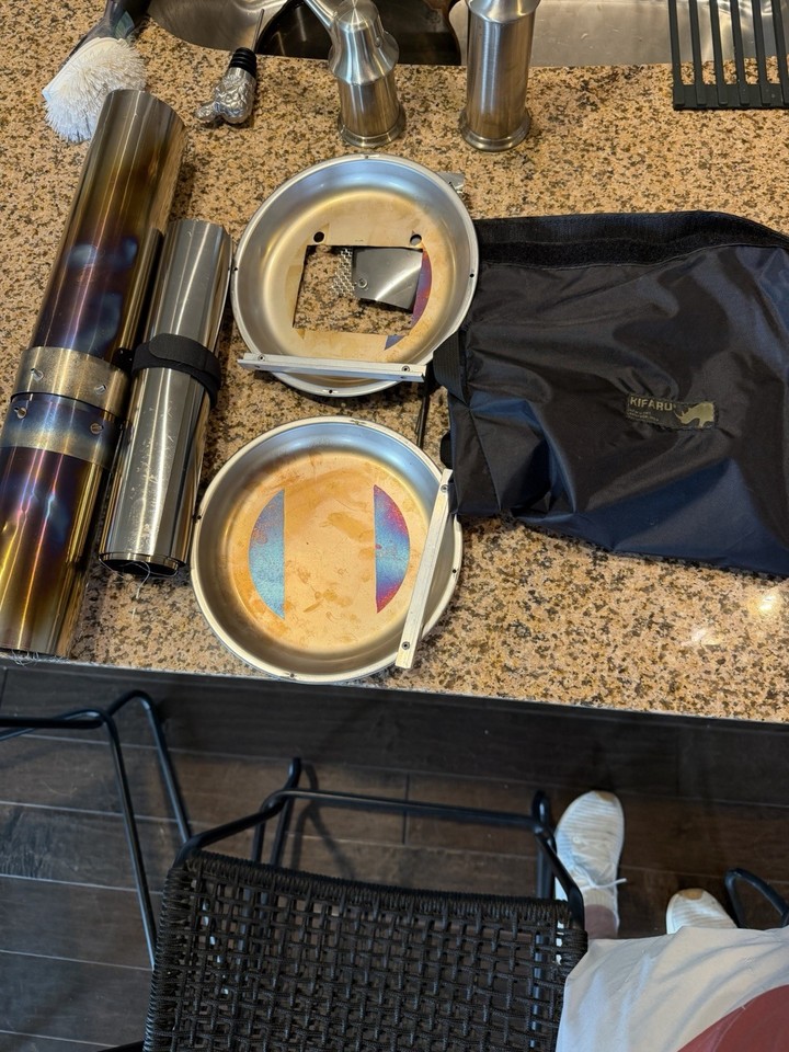 Kifaru Smith Cylinder Titanium Stove with Carry Case | eBay