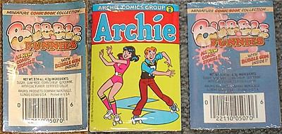 ARCHIE GIVEAWAY PROMO MINI BUBBLE FUNNIES COMIC 5 SEALED GUM RARE NM | eBay