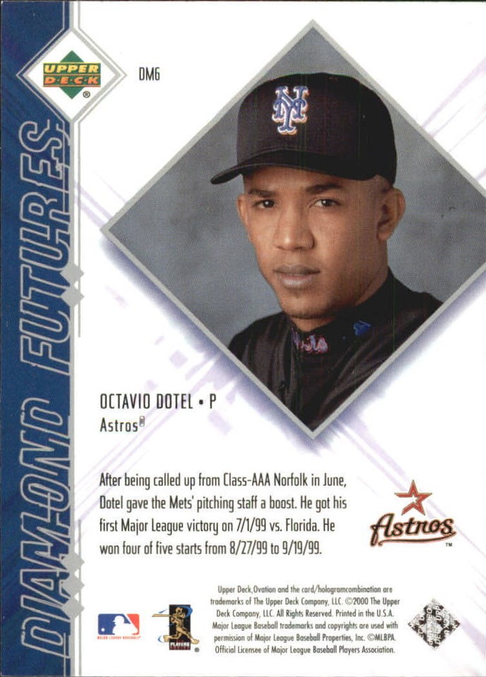 2000 Upper Deck Ovation Diamond Futures #DM6 Octavio Dotel - NM-MT | eBay