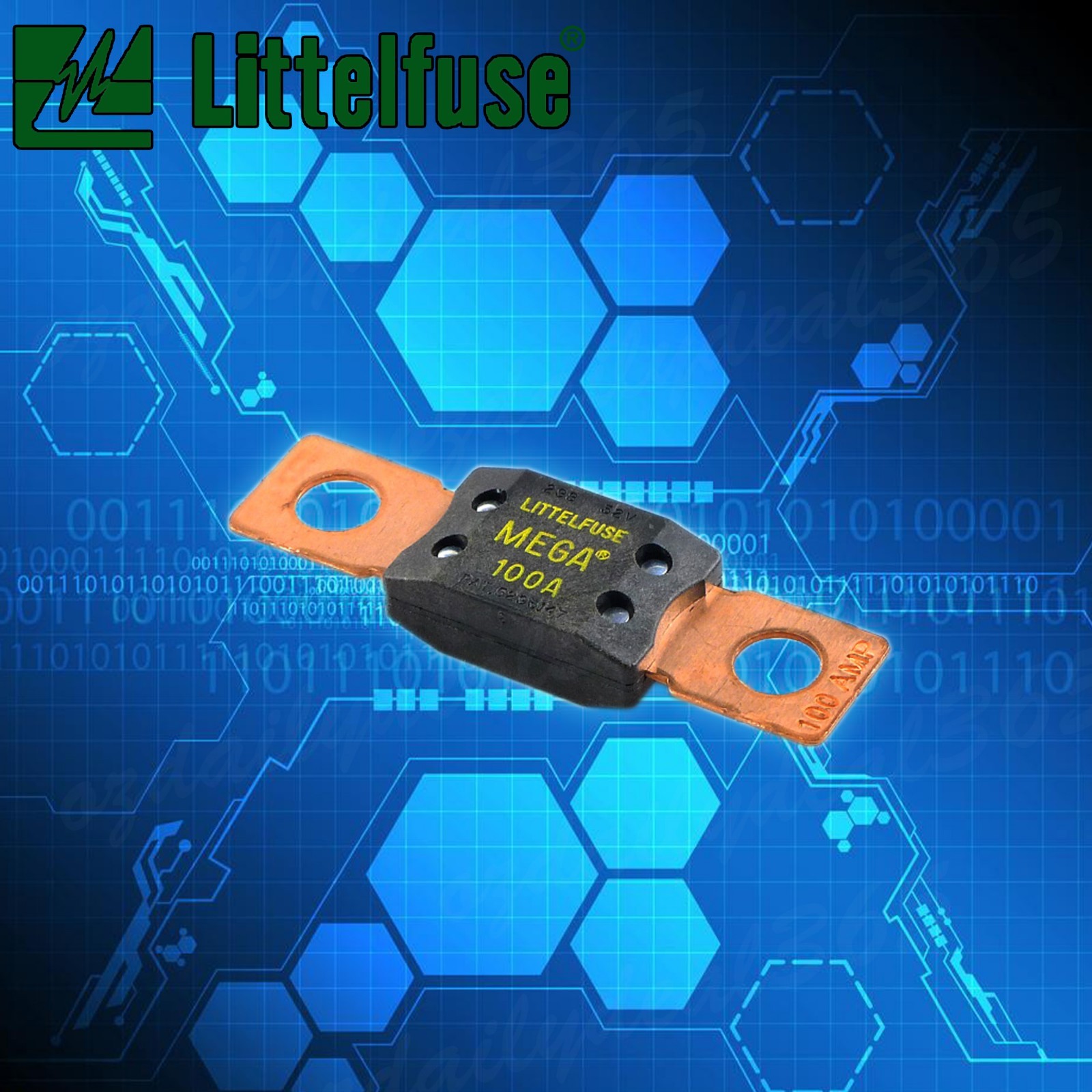 GENUINE LITTELFUSE MEGA FUSE 100A AMP FUSES DUAL BATTERY BATTERIES ...