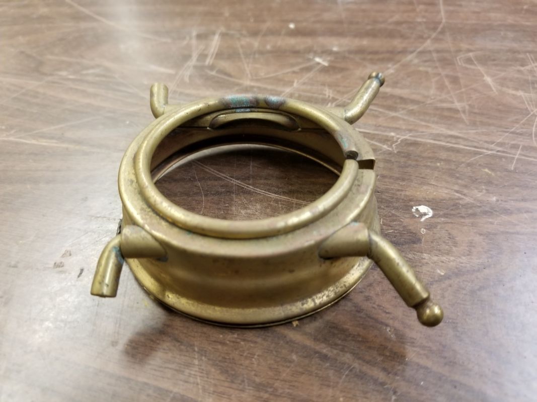 1909-14 Ford Model T Brass Cowl Light Part Edmund & Jones E&J Jno .W ...