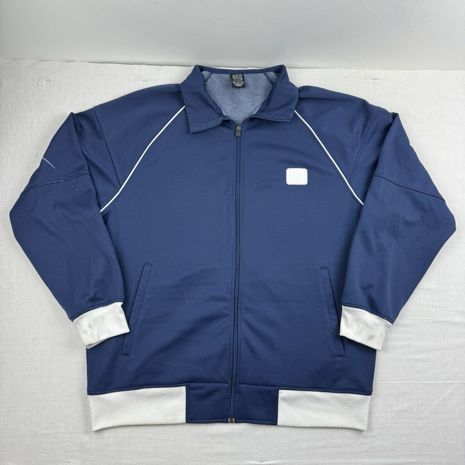 Vintage Nike Lebron James Track Jacket Adult XL Blue … - Gem