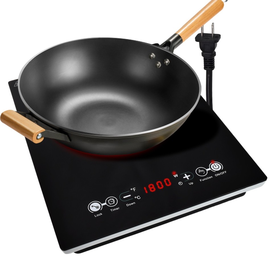 Portable Electric Cooktop Electric Stove Single Burner Ceramic Cooktop ...
