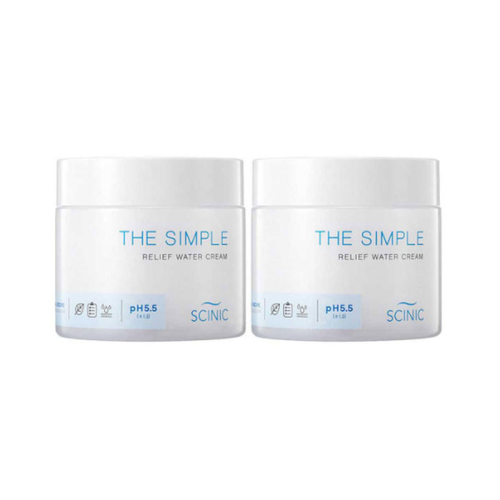 The Simple Relief Moisture Cream 80ml+80ml Scinic | eBay