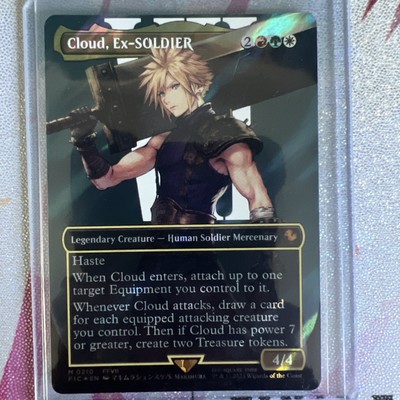Cloud, Ex-SOLDIER I MTG M 0210 FFVII I Final Fantasy I Surge Foil ...