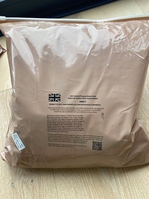 British Army 24 Hr Ration Pack Menu 3 ( Genuine Military Issue) Ex 26/ ...