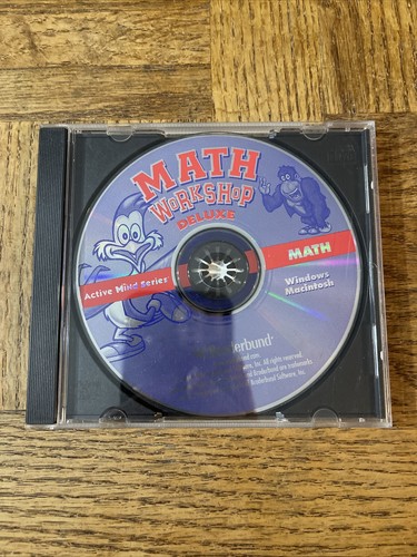 Math Workshop Deluxe PC CD Game-RARE-SHIPS N 24 HOURS | eBay