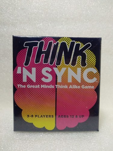 Think 'N Sync The Great Minds Think Alike Party Card Game By Gamewright ...