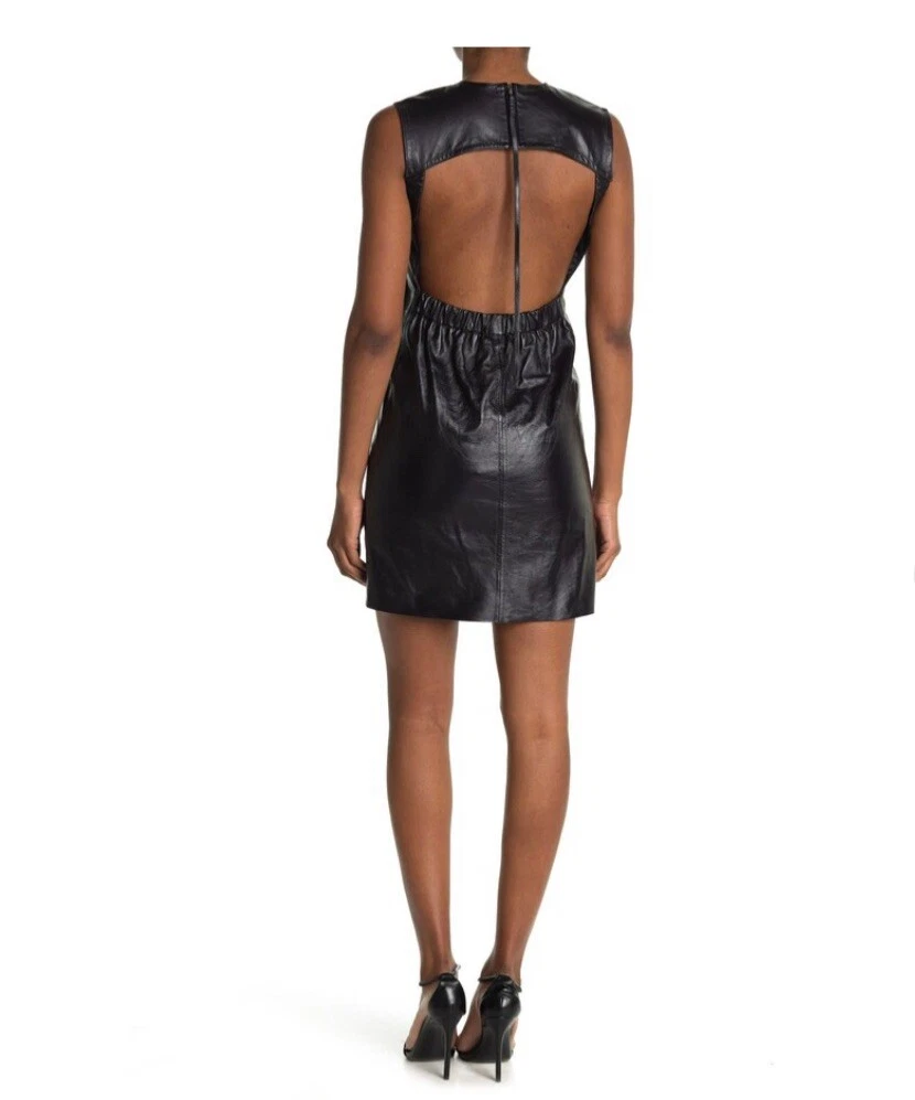 Helmut Lang Leather Dress