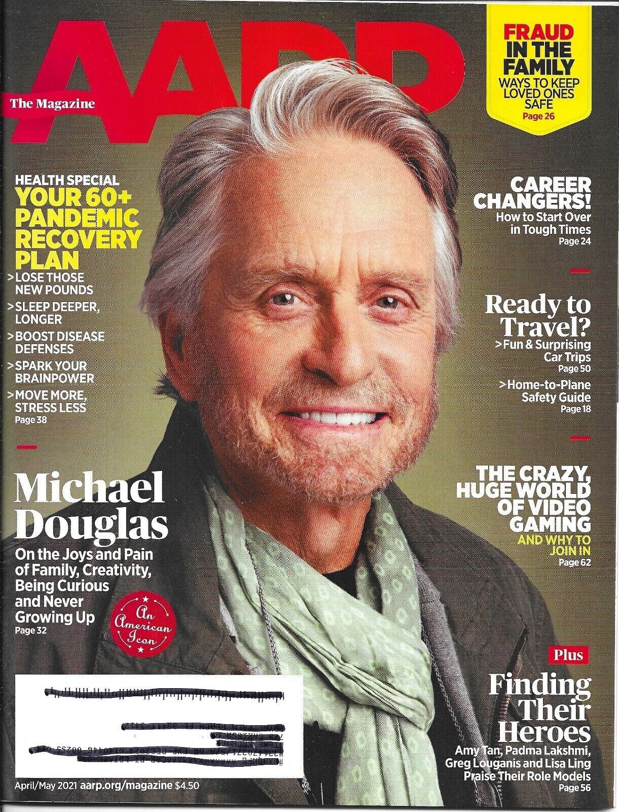 AARP Magazine April/May 2021 Michael Douglas An American Icon W ...