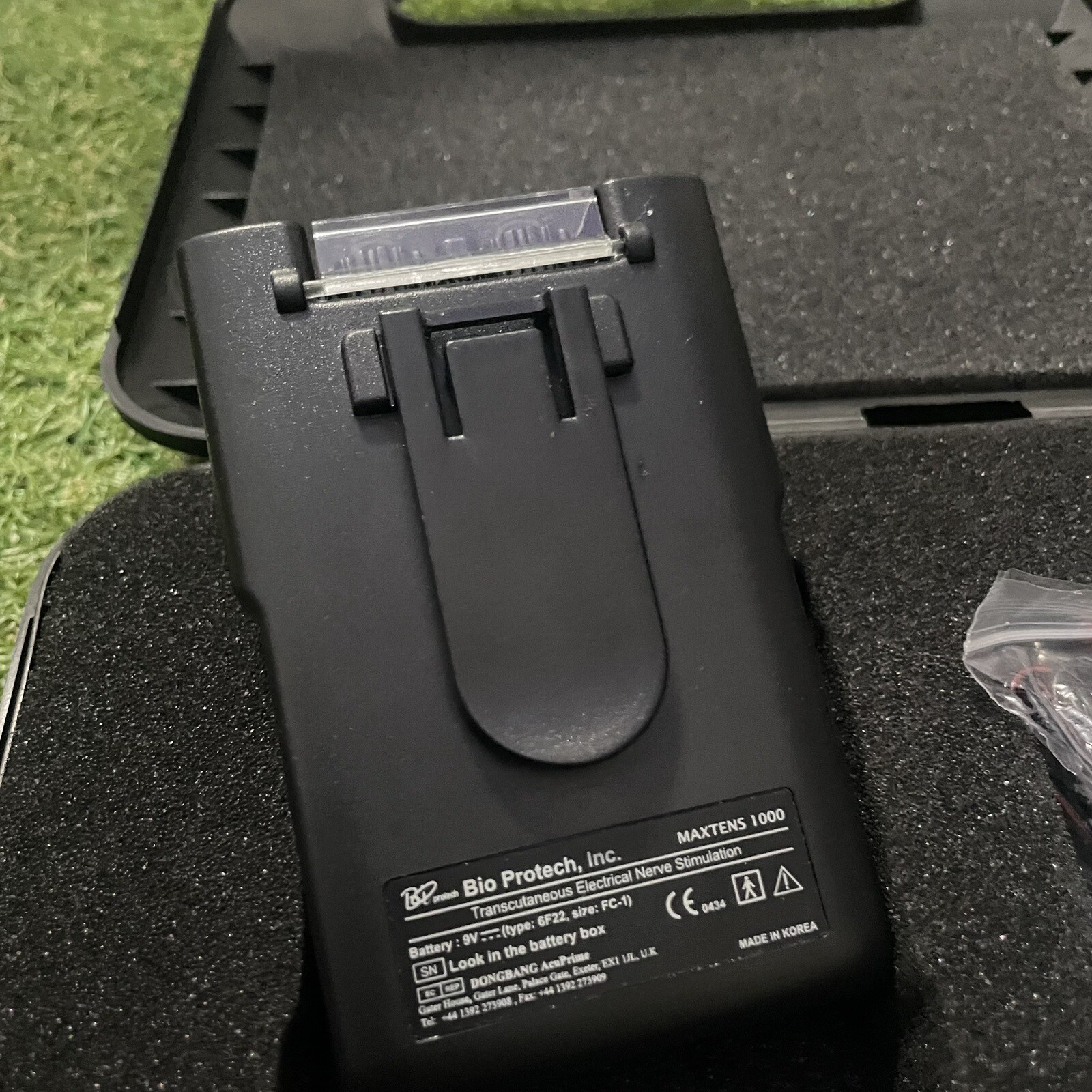 Maxtens 1000 Analog TENS Unit Includes 4 Lead Wires & 9 Volt Battery ...