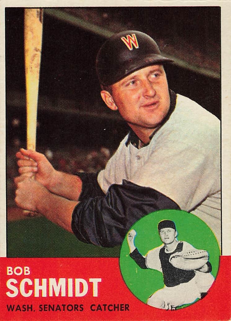 BOB SCHMIDT 1963 TOPPS BASEBALL #94 | eBay