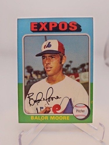 1975 Topps Balor Moore #592 Vintage Montreal Expos Baseball Card | eBay