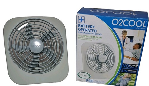 O2COOL 5 Inch Portable Desk Fan Battery Operated Travel W/ Box | eBay