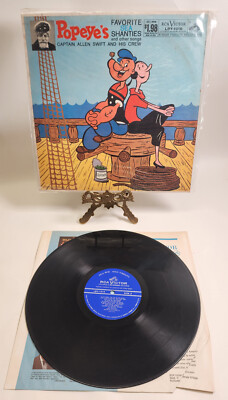 12" Vinyl Record LP Album Popeye's Favorite Sea Shanties And Other ...