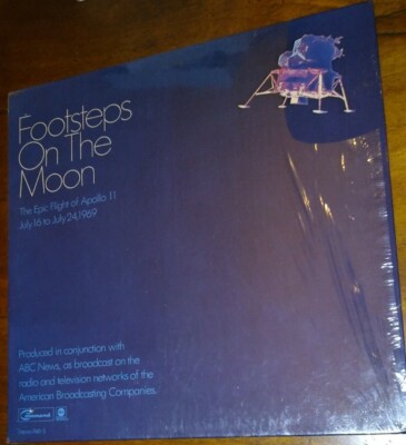 Footsteps on the Moon:The Epic Flight of Apollo 11 1969 LP Command 948 ...