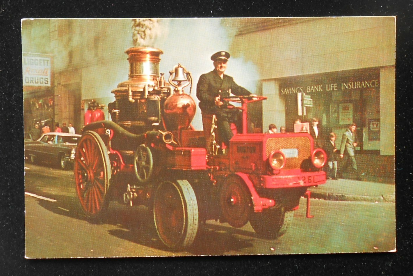 1967 Abe Lincoln 1882 Steam Fire Engine Amoskeag Locomotive Works ...