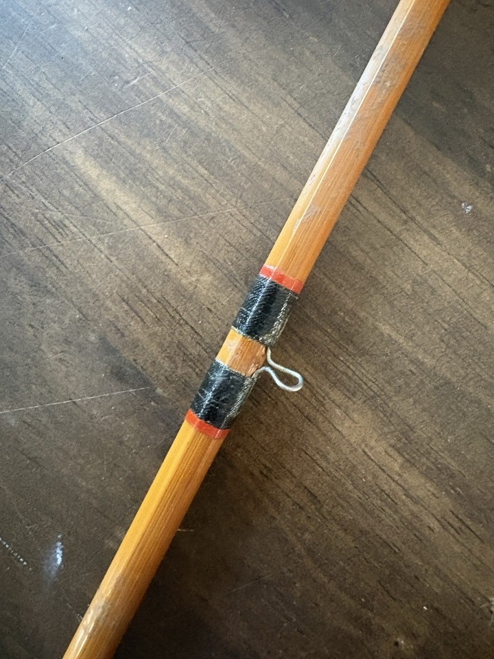 Vintage Split Cane Fly Fishing Rod About 8 1/2 Feet, 3 Pieces | eBay