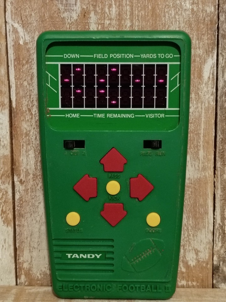 Vintage Mattel And Tandy Electronic Football Games Lot (Tested And ...