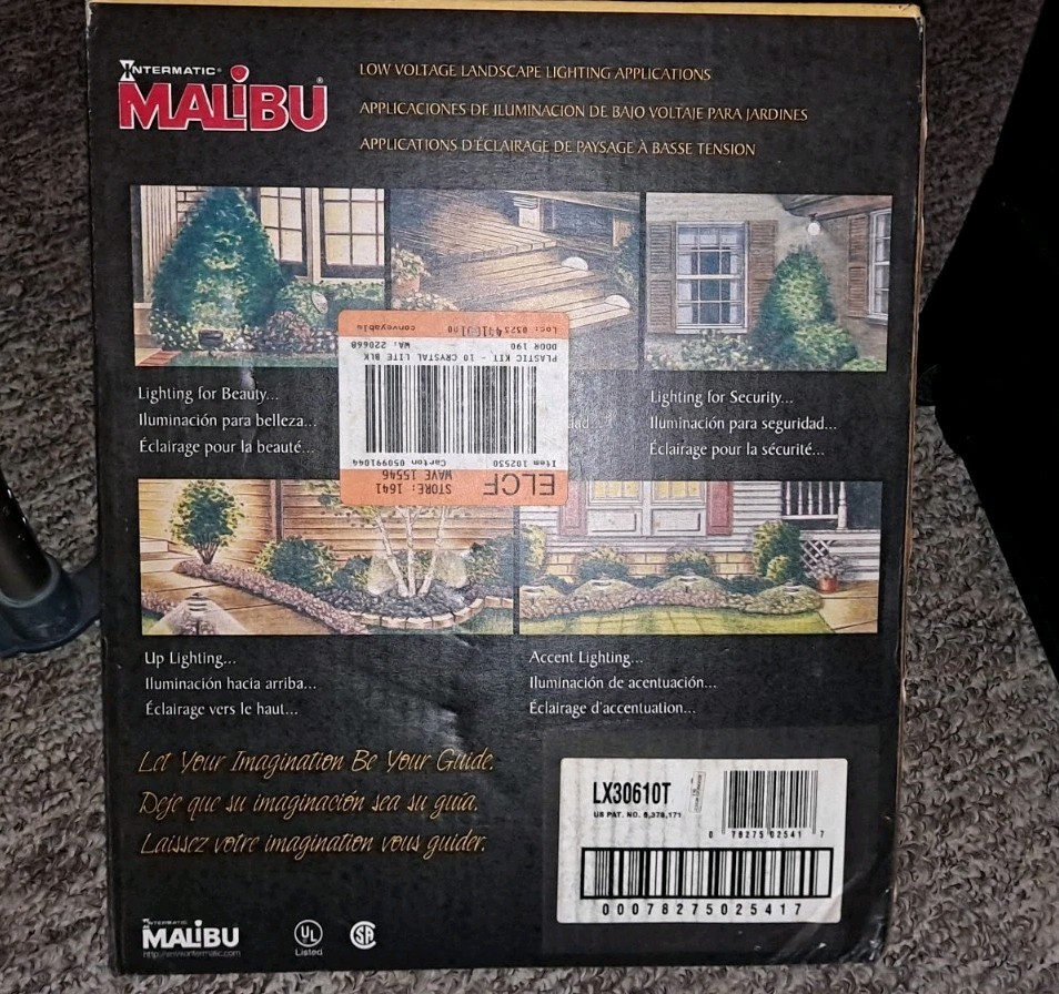 Intermatic Malibu 10 Tier Landscape Tier Light Set LX30610T Low Voltage ...