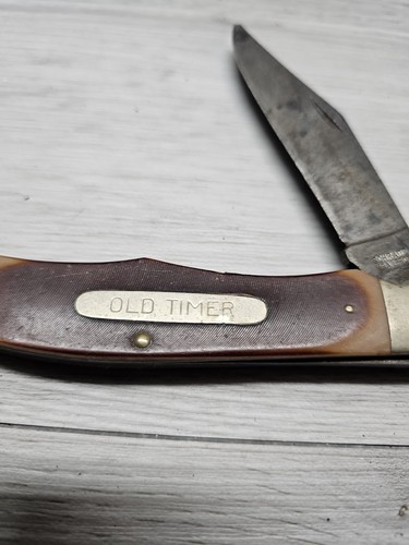 Old Timer Schrade 1250T USA Single Blade Folding Pocket Knife (Broken ...