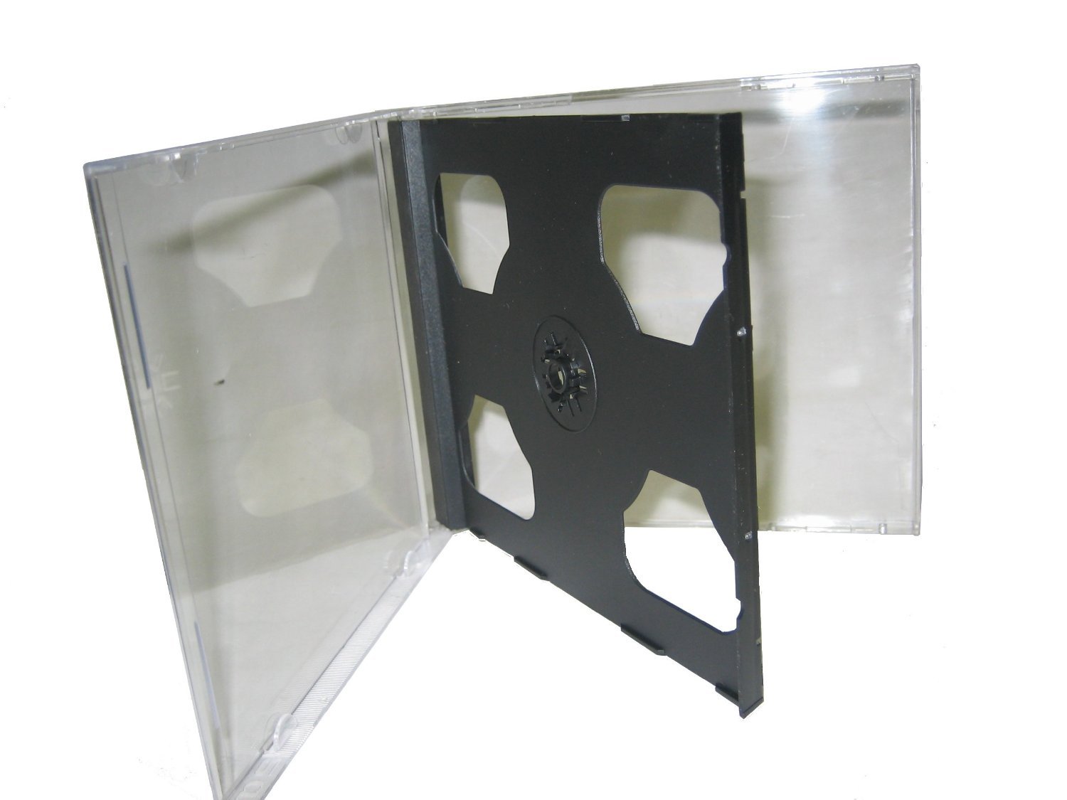 1200 NEW HIGH QUALITY 10.4MM DOUBLE CD JEWEL CASES W/ BLACK TRAY, 2CD ...