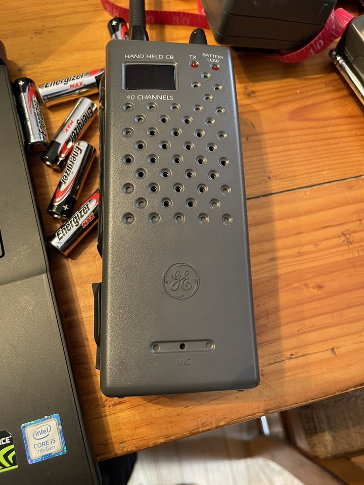 2 GE General Electric CB Radio 3-5980a 40 Channel Hand Held Walkie ...