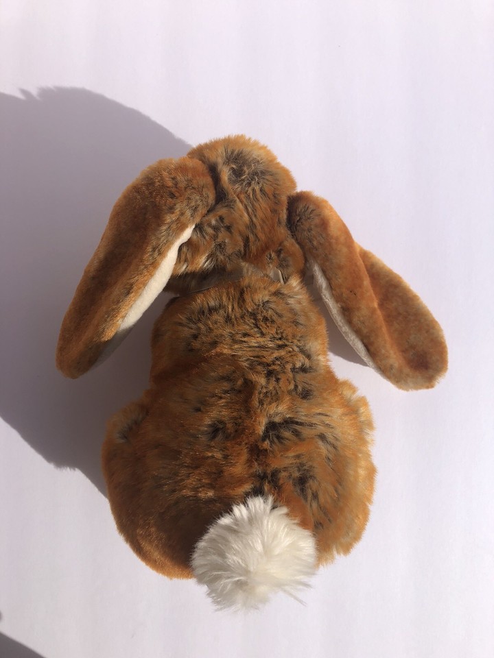 Aurora Rabbit Plush 10" Stuffed Animal Long Floppy Ears Soft fur | eBay