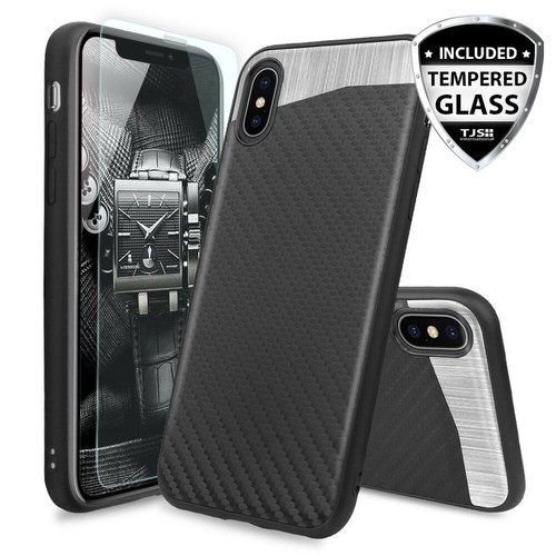 For Apple iPhone XR XS Max Case Black Magnetic Backplate Cover ...