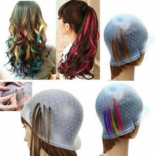 Salon Hair Highlighting Tinting Hairdressing Cap Streaking Reusable ...