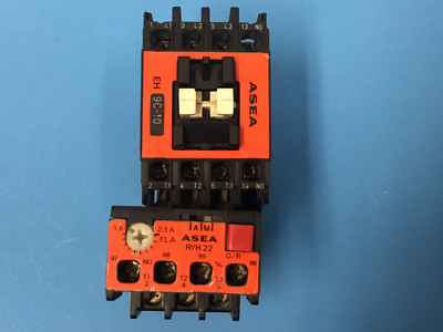 ASEA - EH 9C-10 Contactor w/ RVH 22 - Overload Relay | eBay