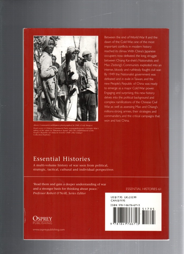 Chinese Civil War 1945-49 by Michael Lynch (2010, Trade Paperback ...
