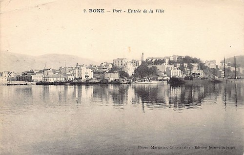 Algérie - ANNABA Bône - Port - Entrée de la ville - Ed. Jeanne Sabatier ...