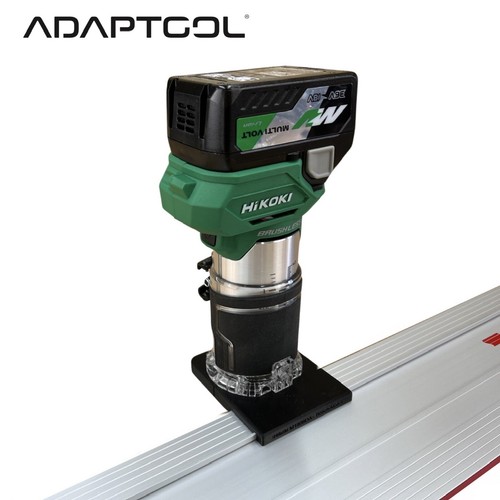 HIKOKI M1808DA 1/4 Trimmer Router Guide Rail Adaptor for Mafell Plunge ...