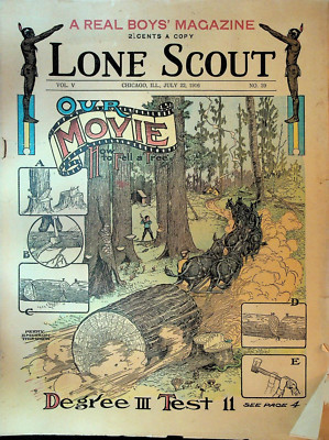 Lone Scout Magazine July 22 1916 Perry Emerson Thompson Frederick ...