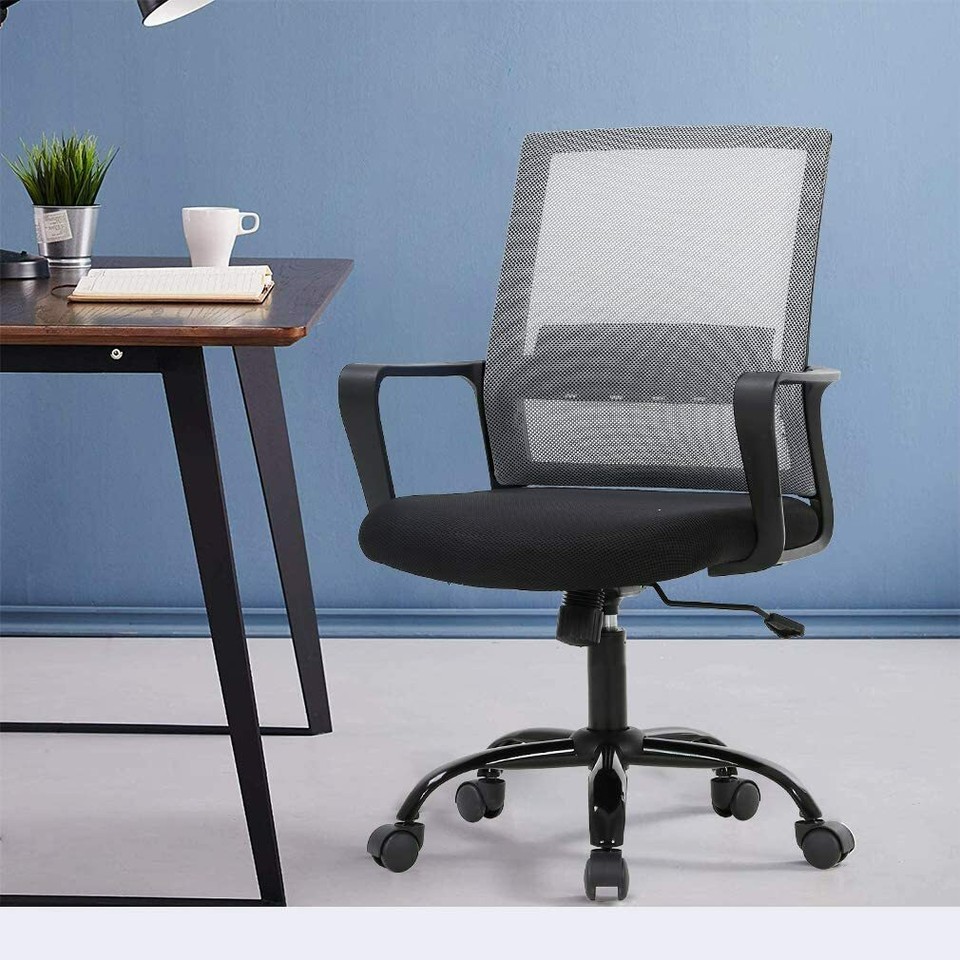 BestOffice Home Office Chair Ergonomic Desk Chair Swivel Rolling ...