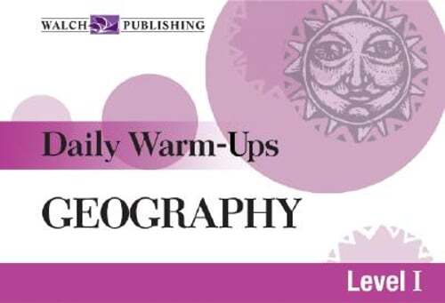 Daily Warm-Ups for Geography by Walch Publishing: Used 9780825144905| eBay