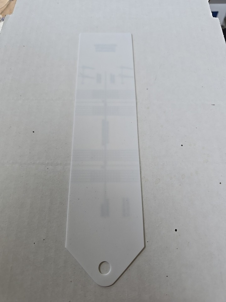 Turntable Cartridge Stylus Alignment Protractor Tool Durable Plastic ...